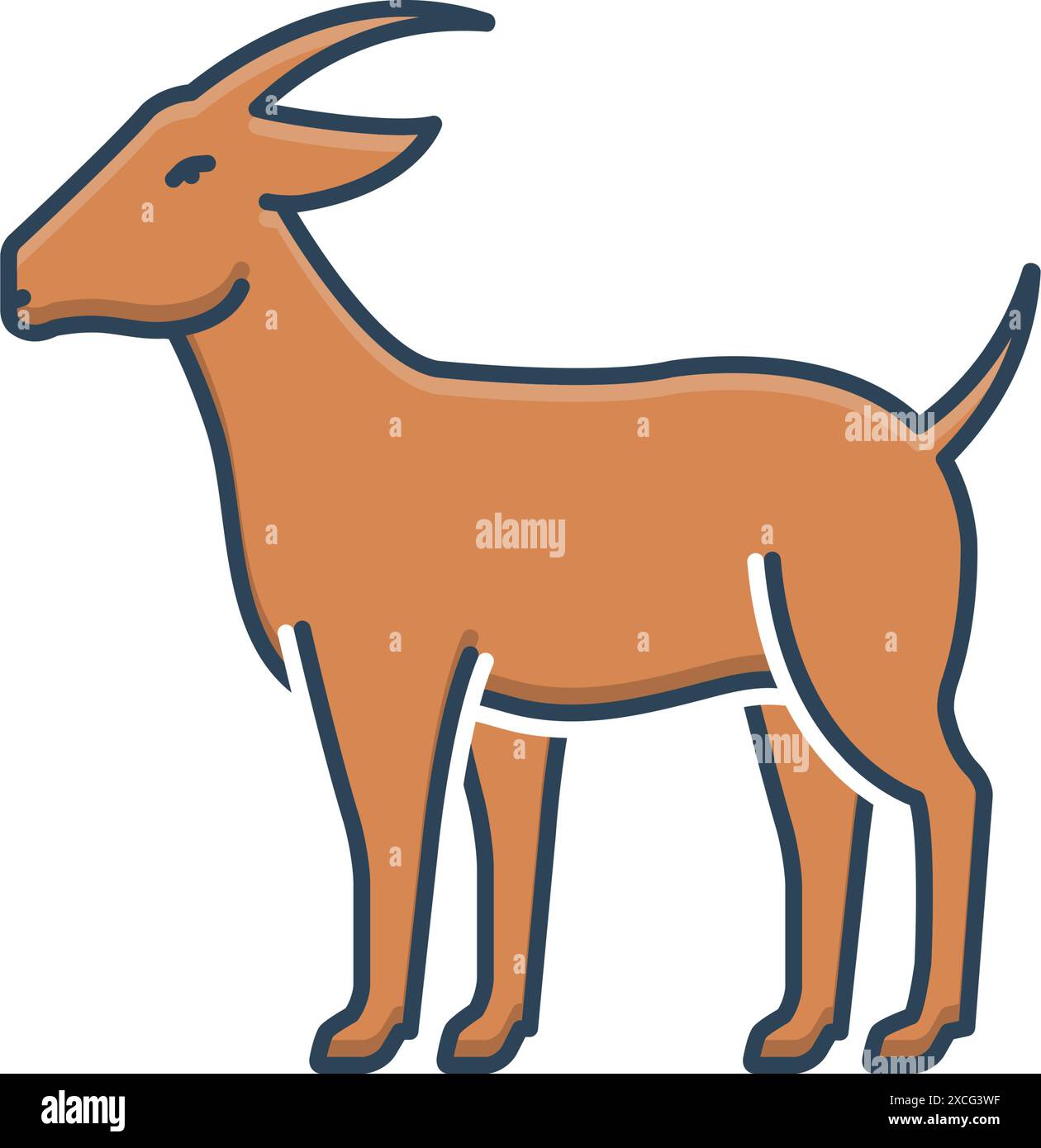 Icon for goat,billy goat Stock Vector Image & Art - Alamy