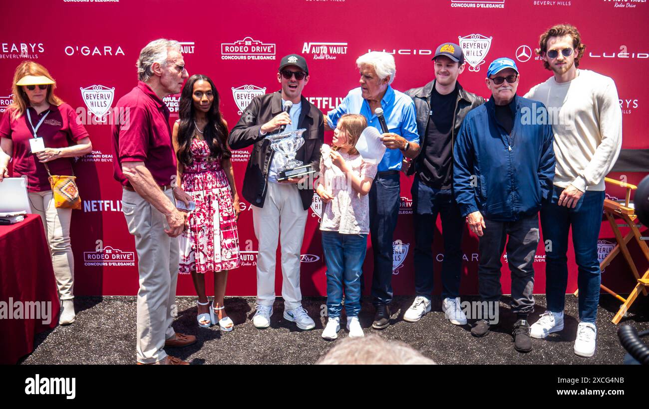 Los Angeles, USA. 16th June, 2024. Concours d'Elegance founder Bruce ...
