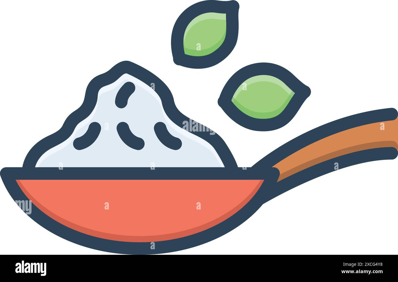 Coriander leaves icon hi-res stock photography and images - Alamy