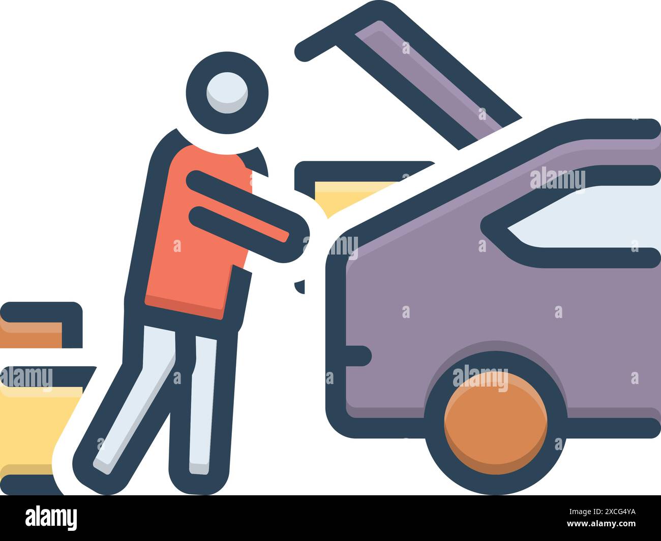 Get in car Stock Vector Images - Alamy