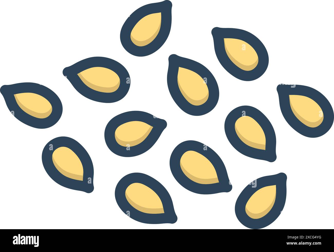 Icon for sesame seed,sesame Stock Vector Image & Art - Alamy