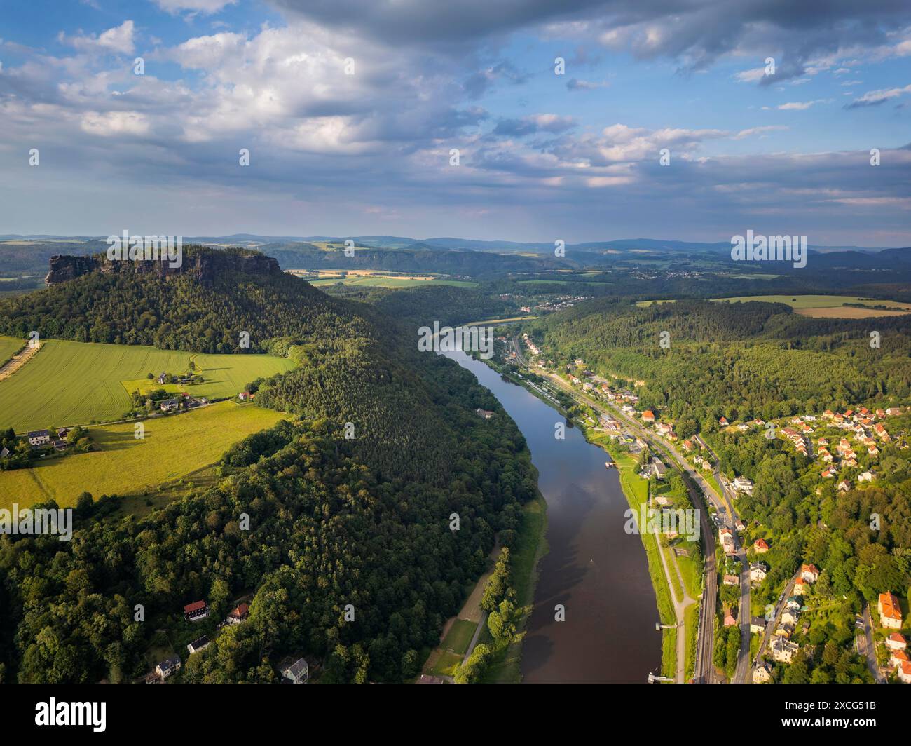 Koenigstein (Saxon Switzerland) is a town in south-east Saxony on the ...