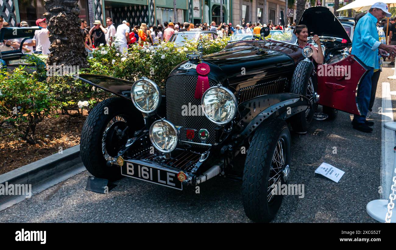 Los Angeles, USA. 16th June, 2024. 1938 Bentley 4 1/4 Liter Boattail ...