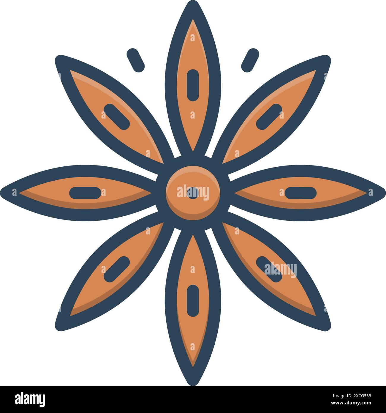 Star anise tree Stock Vector Images - Alamy