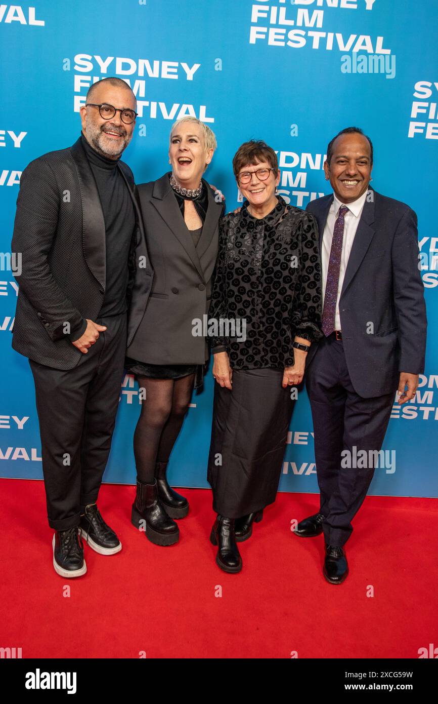 Sydney, Australia. 16th June 2024. Darren Dale, Frances Wallace, Jenny ...