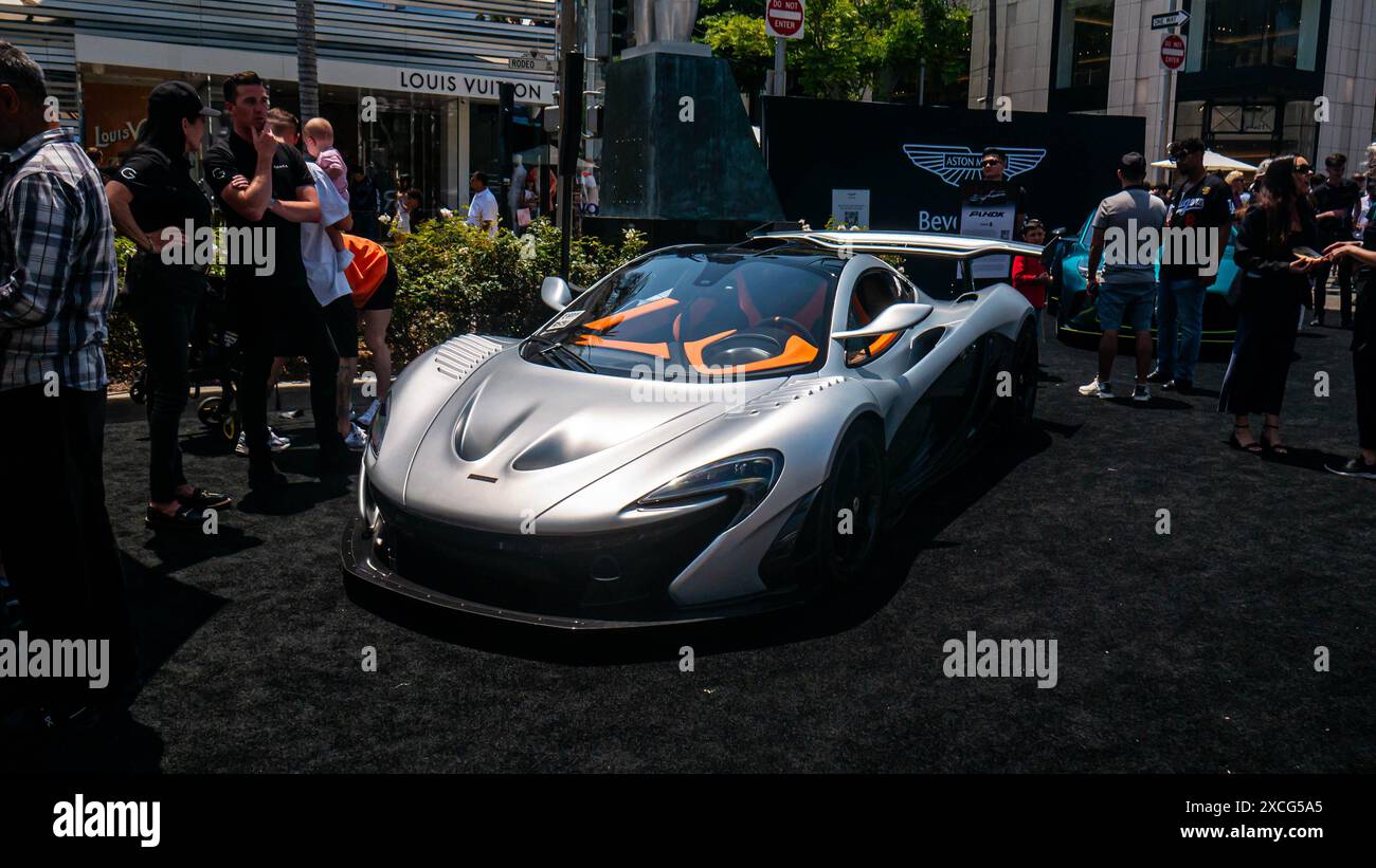 Los Angeles, USA. 16th June, 2024. McLaren P1 HDK. Classic cars on ...