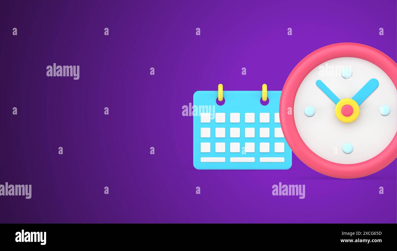 Time management business efficiency planning calendar watch countdown ...