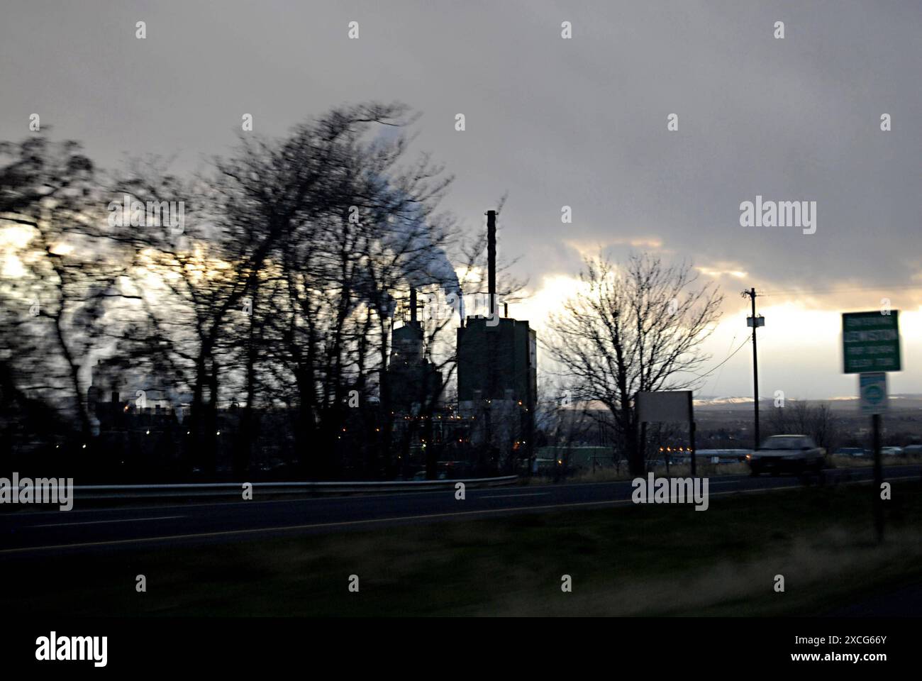 LEWISTON/IDAHO STATE/USA Old potlarche factory bouhgt by paper ...