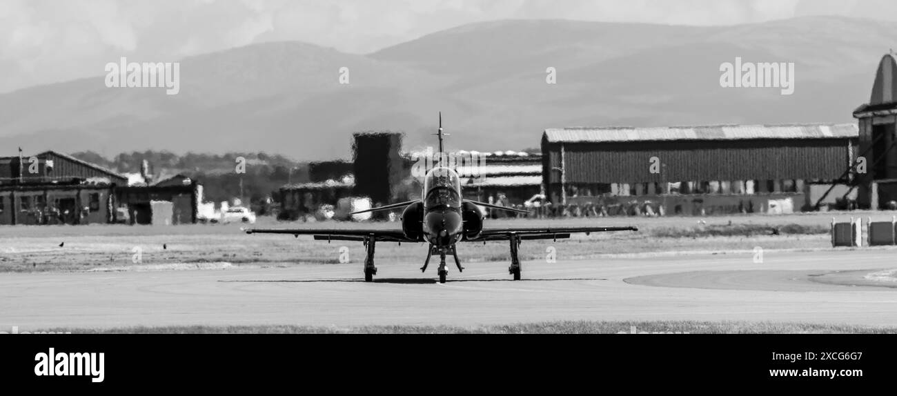 RAF Valley military aircraft Stock Photo - Alamy