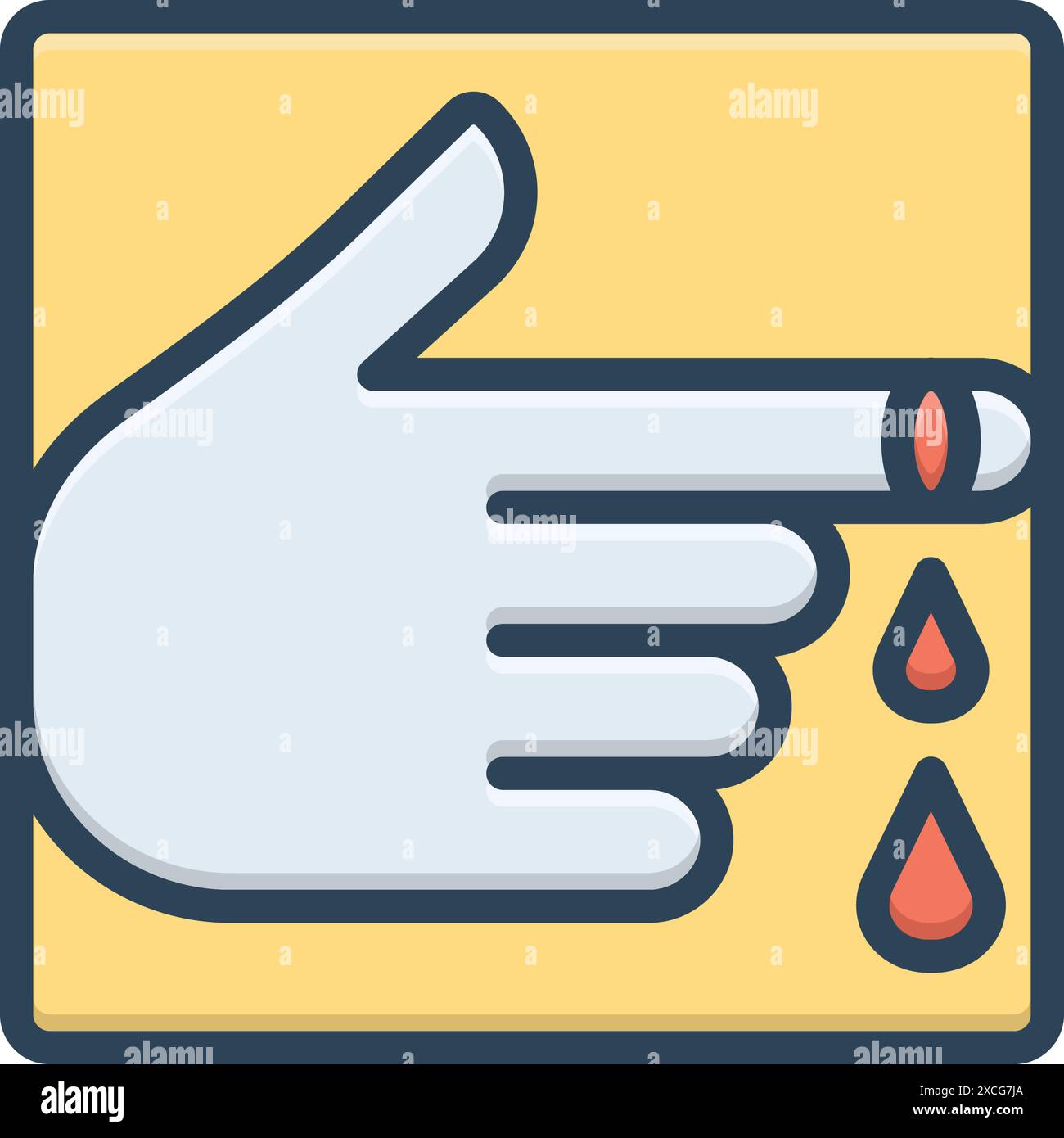 Injury blood wound cut Stock Vector Images - Alamy