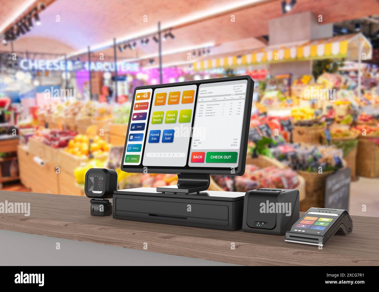 In store point of sale system hi-res stock photography and images - Alamy