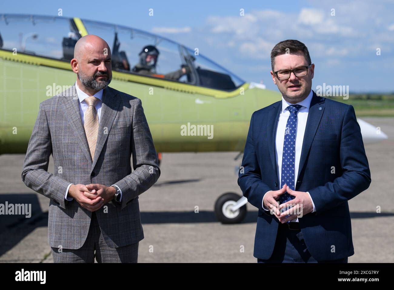 Odolena Voda, Czech Republic. 12th June, 2024. Czech aircraft ...