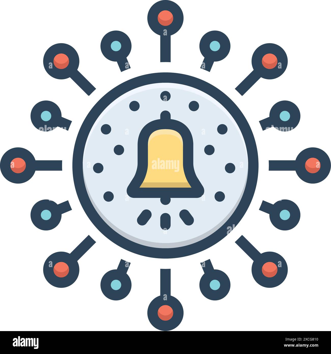 Meditation bell Stock Vector Images - Alamy