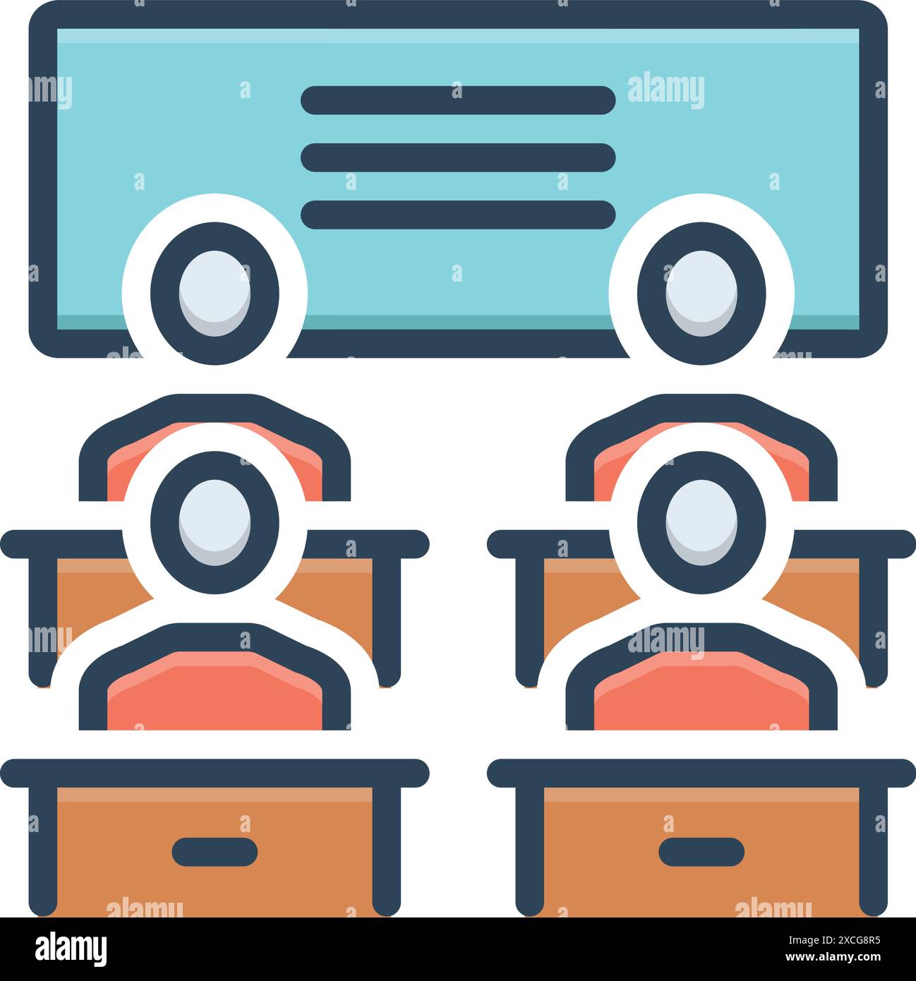 Icon for classroom,lecture room Stock Vector Image & Art - Alamy