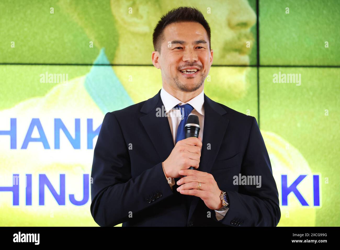Tokyo, Japan. 17th June, 2024. Shinji Okazaki (STVV) Football/Soccer ...