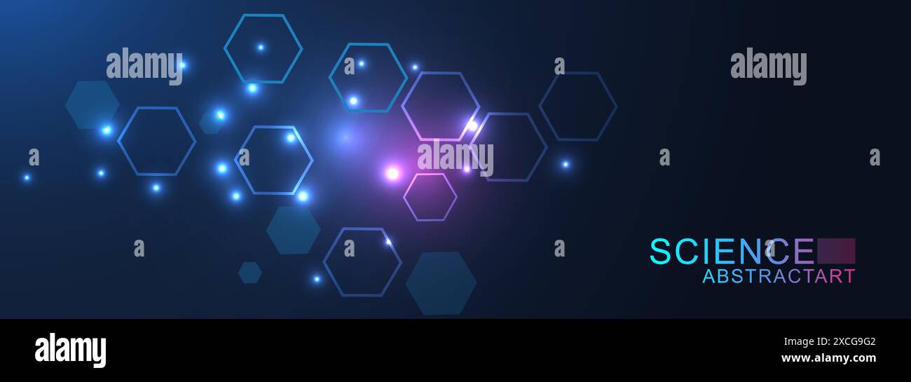 AI technology abstract background. AI generative art creative banner ...