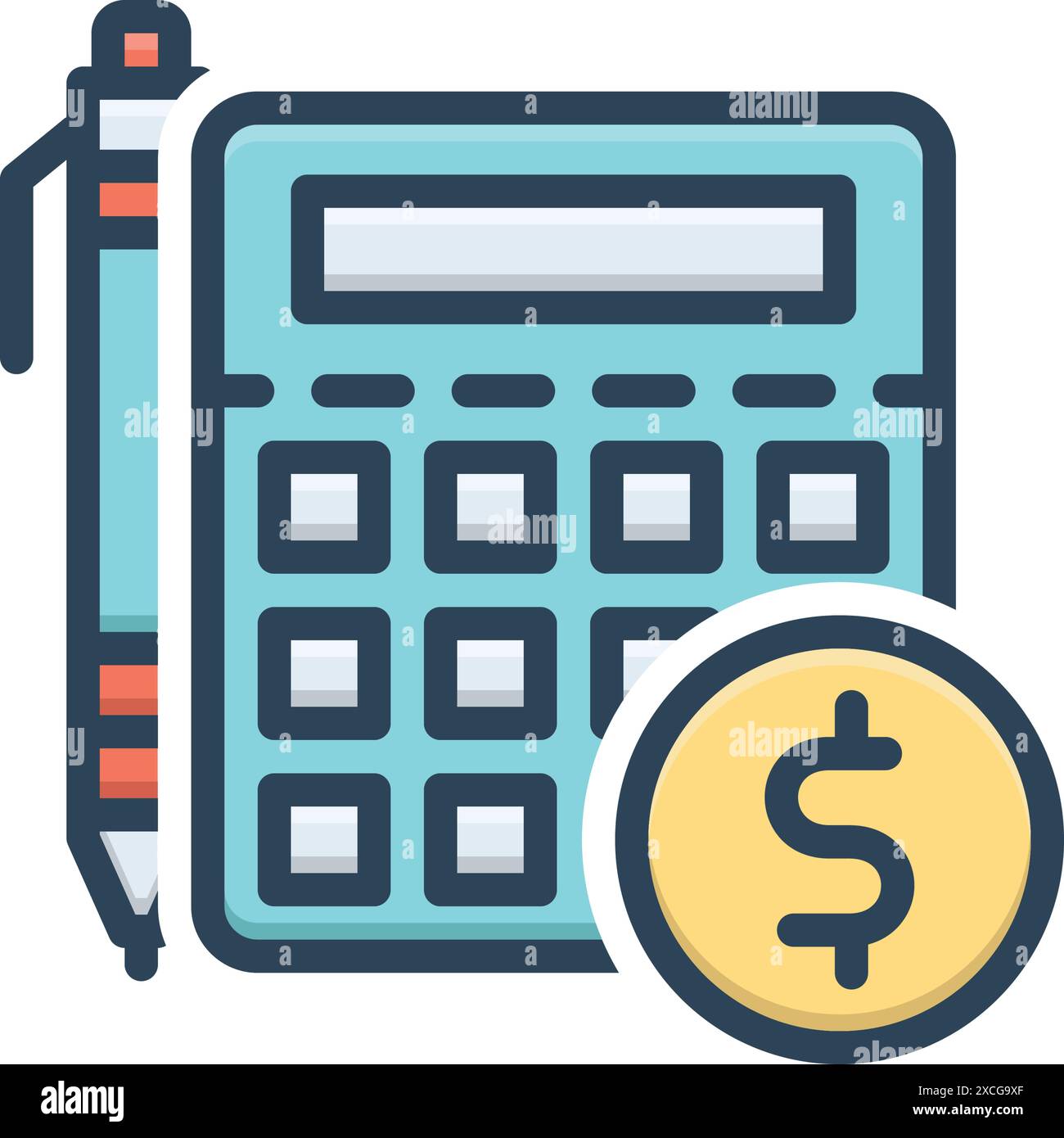 Icon for estimate,calculation Stock Vector Image & Art - Alamy