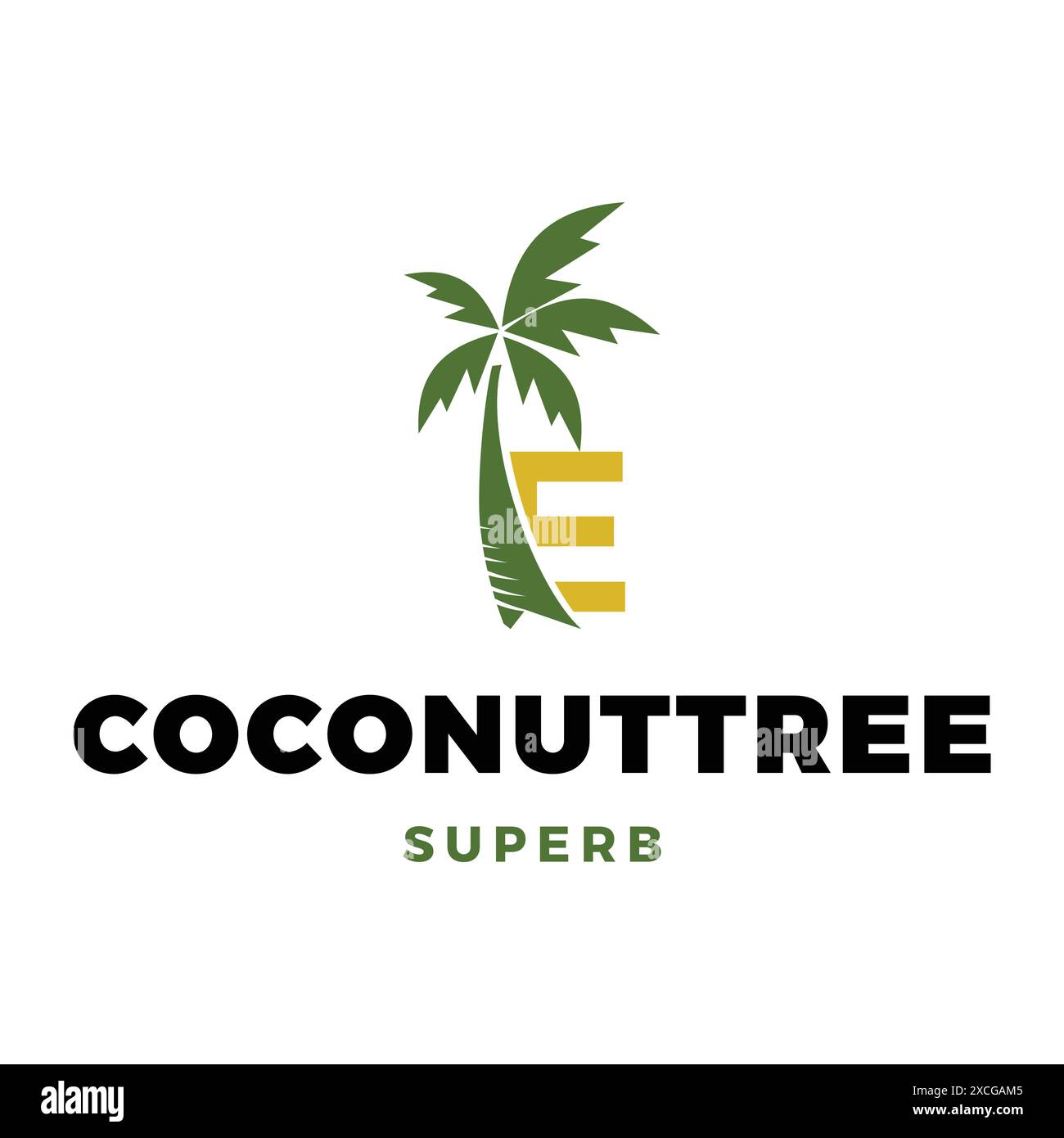 Coconut e Stock Vector Images - Alamy