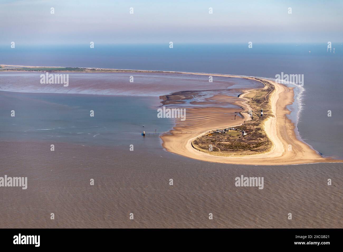 Aerial photo spurn head hi-res stock photography and images - Alamy