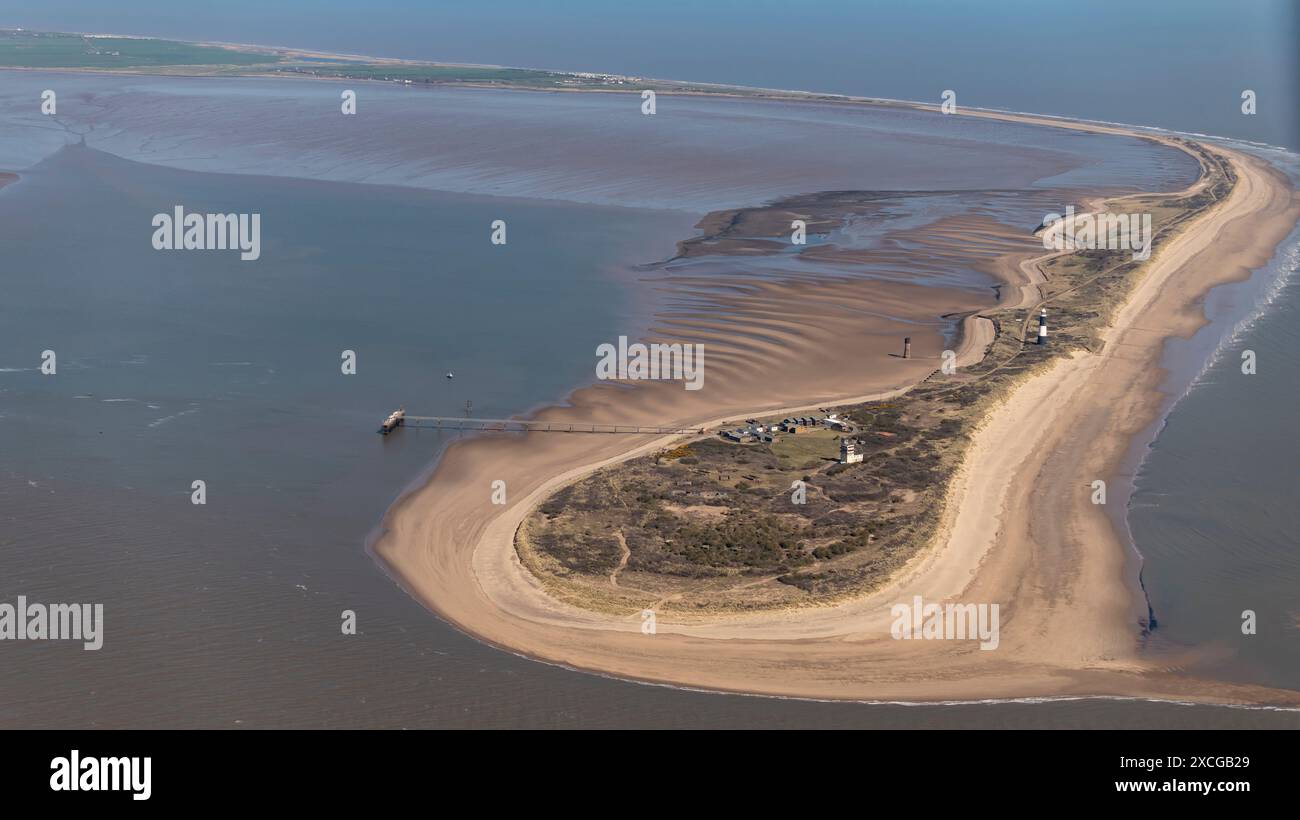 Spurn point aerial hi-res stock photography and images - Alamy