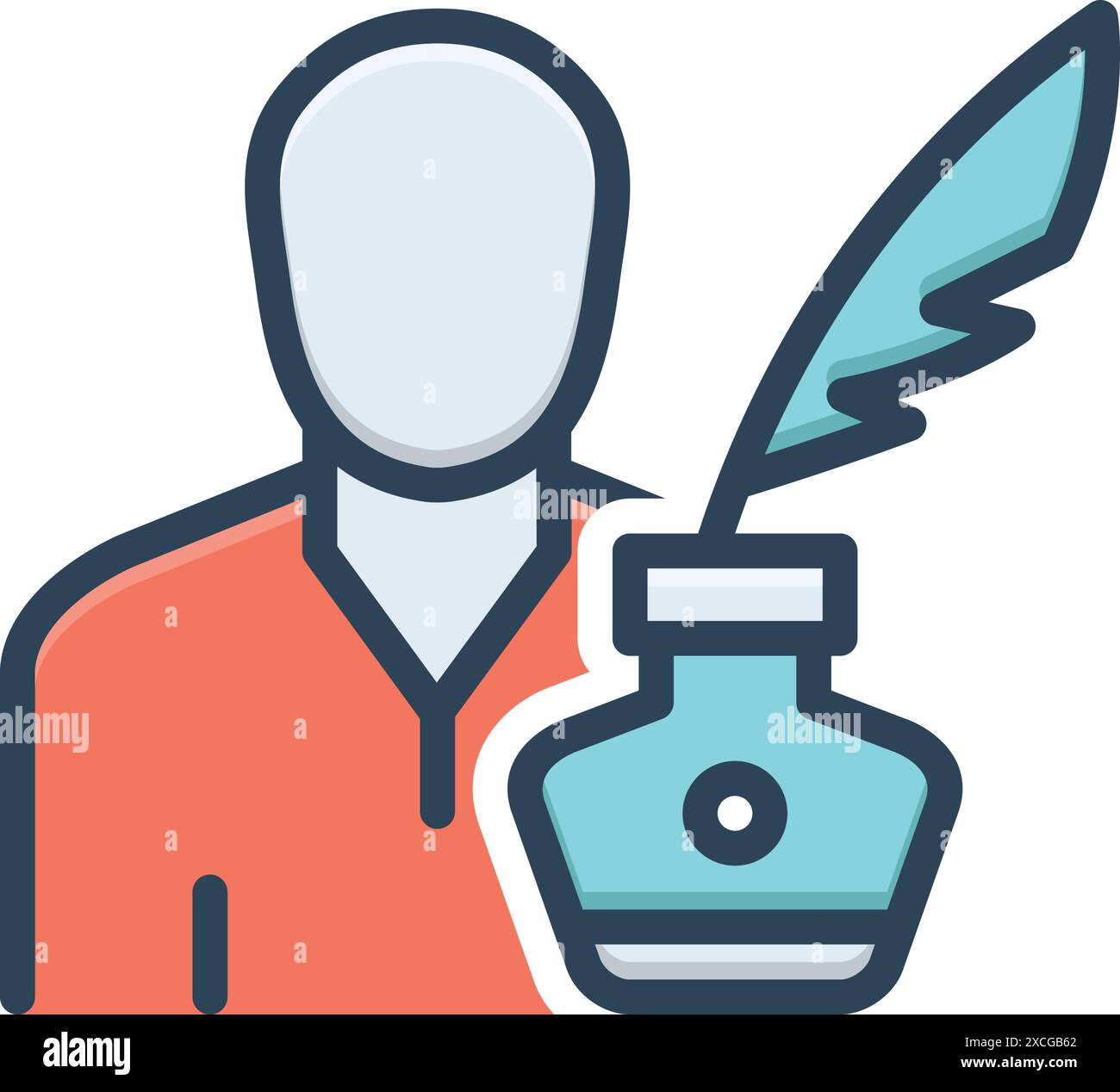 Icon for writer,amanuensis Stock Vector Image & Art - Alamy