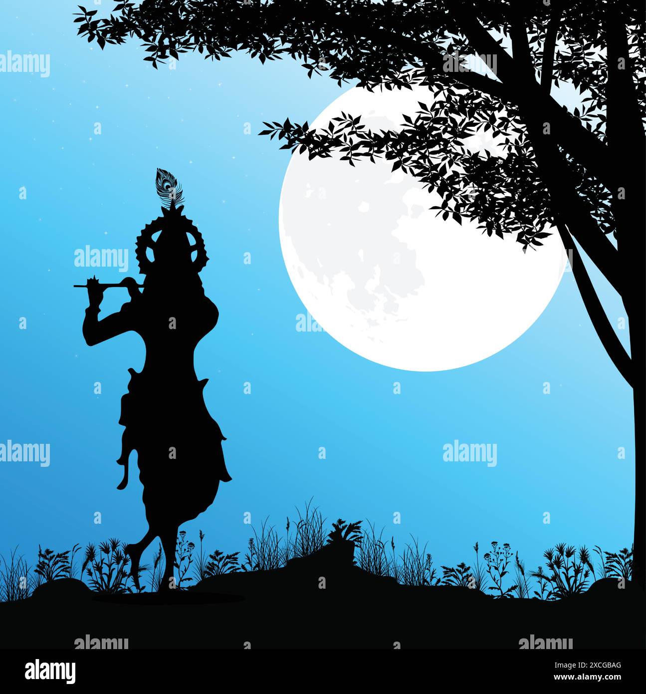 Krishna Stock Vector Images - Alamy