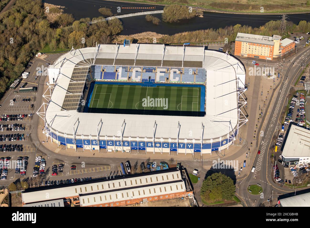 Leicester king power stadium aerial hi-res stock photography and images ...