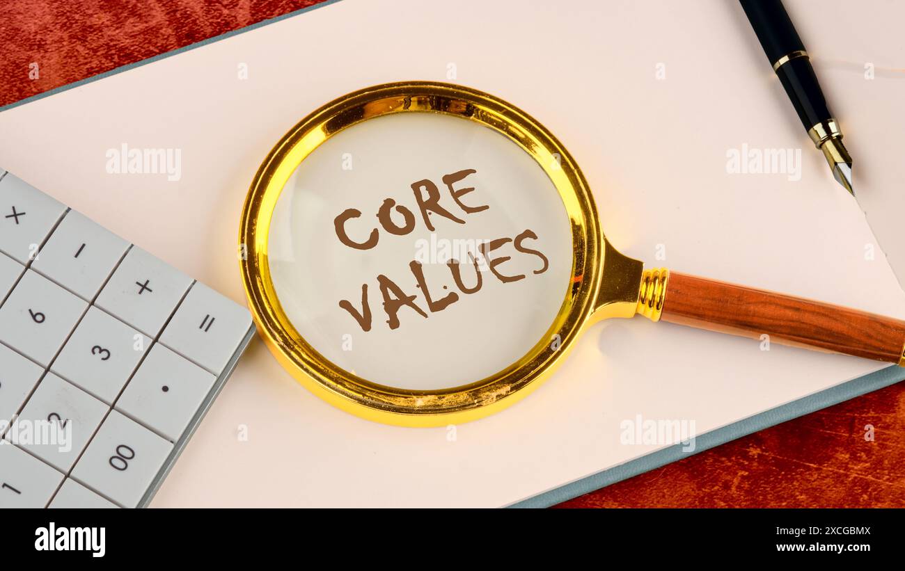 CORE VALUES symbol. Concept words. Business and CORE VALUES concept ...
