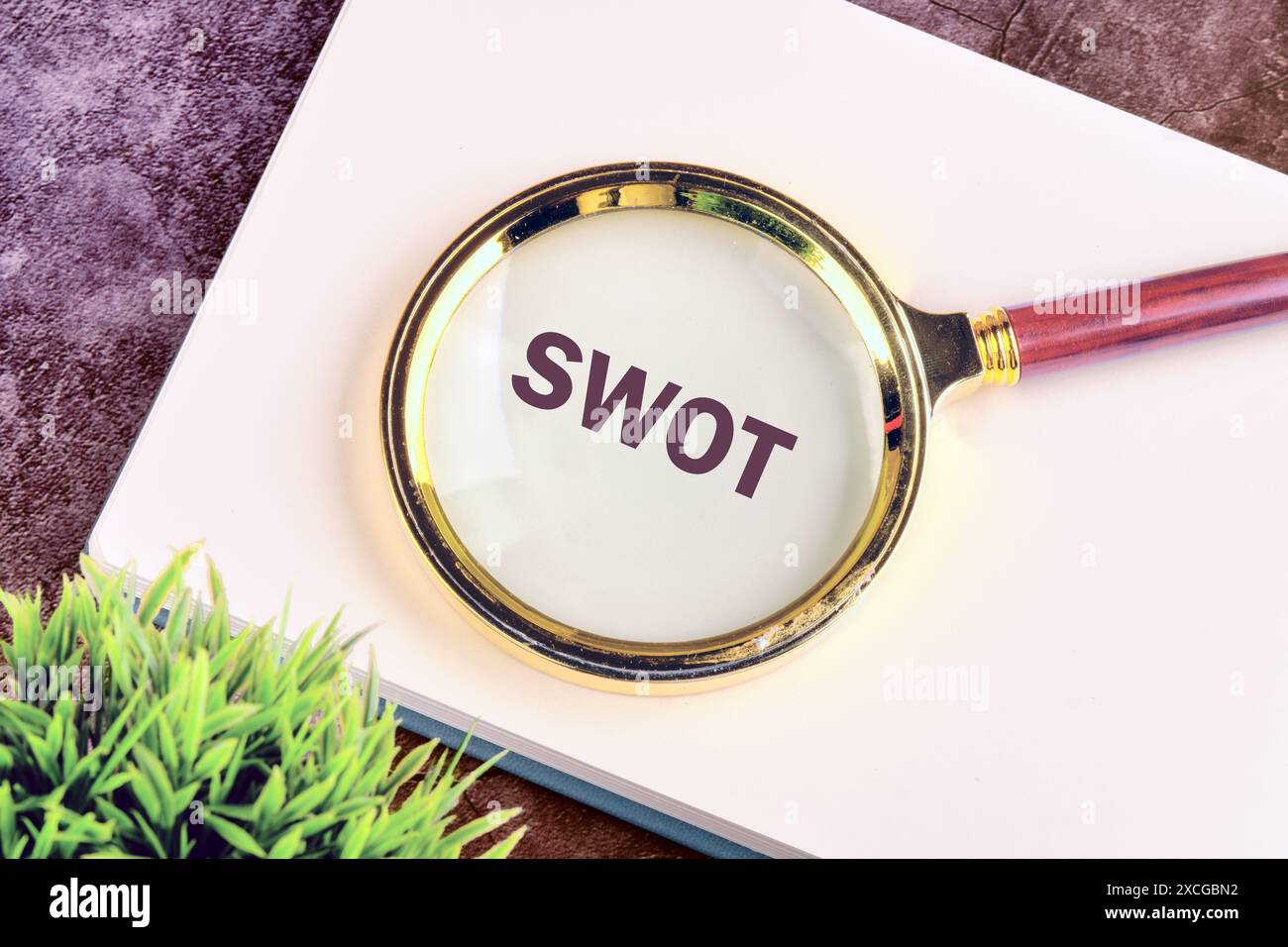 SWOT Strengths Weaknesses Opportunities Threats written through a ...