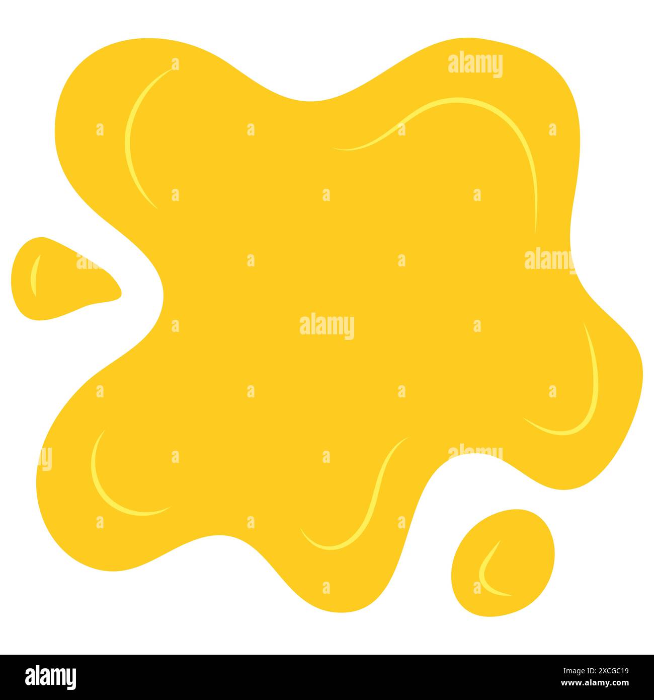 Yellow splash on a white background. Vector illustration Stock Vector ...