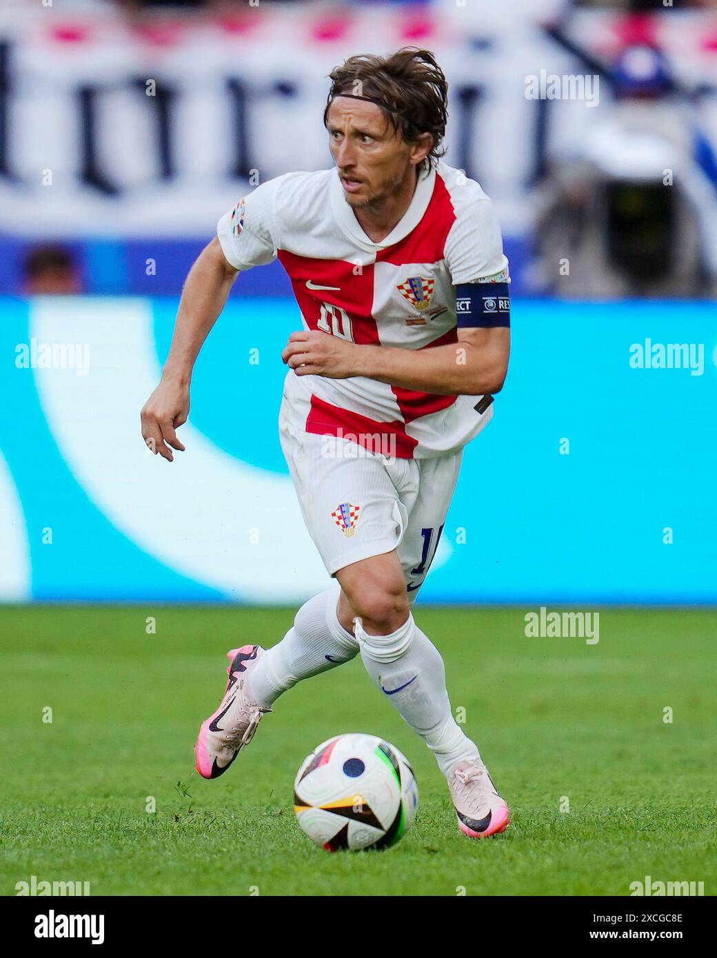 Berlin, Germany. 15th June, 2024. Luka Modric of Croatia during the ...