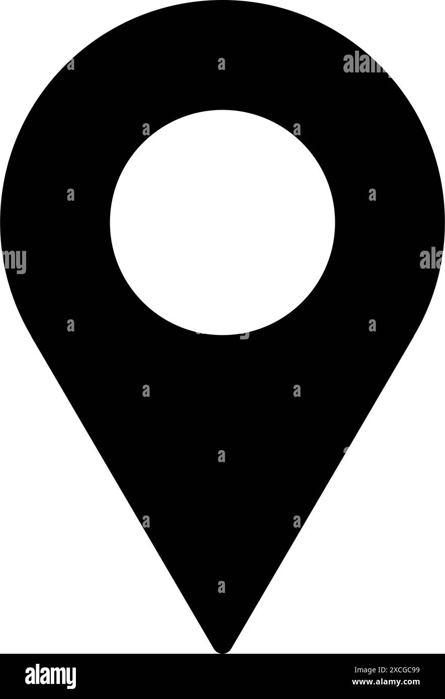 Location or map pin icon symbol. vector illustration Stock Vector Image ...