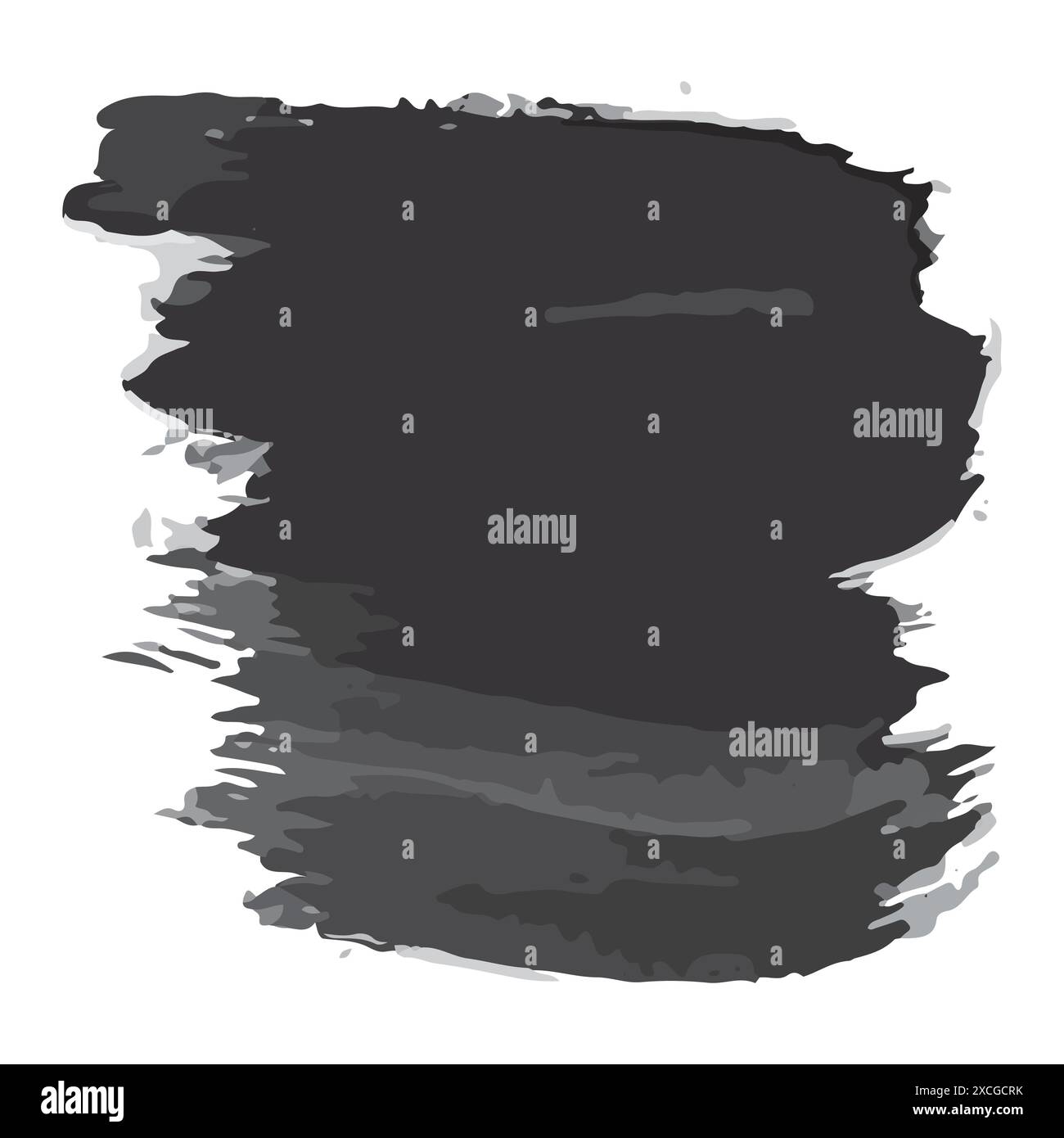 Black hand drawn ink stain. Ink spot isolated on white background ...