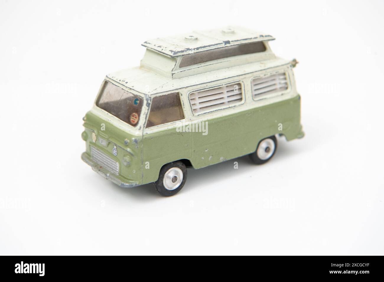 Vintage Corgi Toys No 420 Ford Thames Airborne Caravan Camper - Green ...