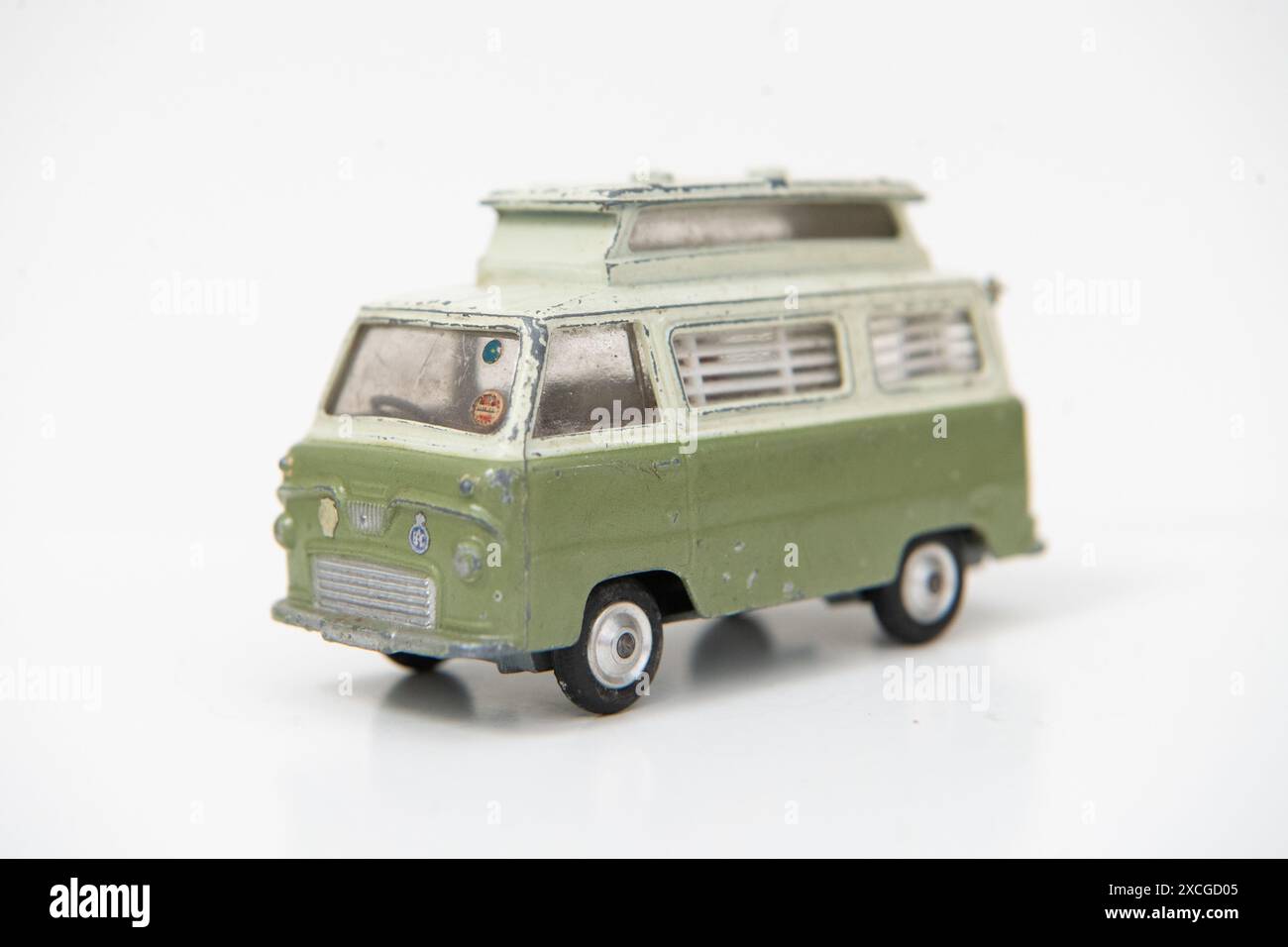 Vintage Corgi Toys No 420 Ford Thames Airborne Caravan Camper - Green ...