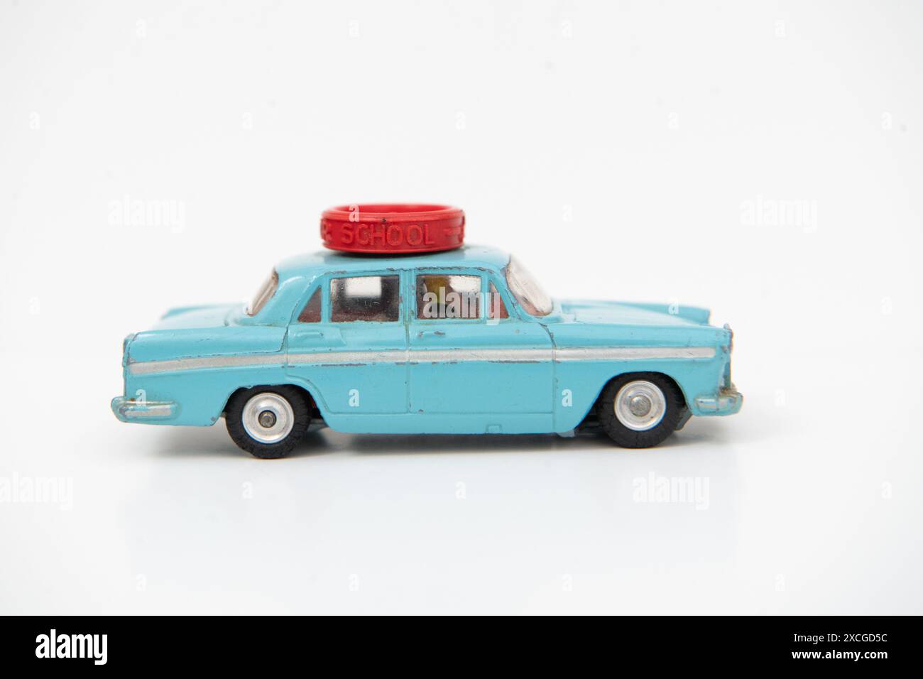 Vintage Corgi Original 236 Austin A60 Motor Driving School Car on white ...