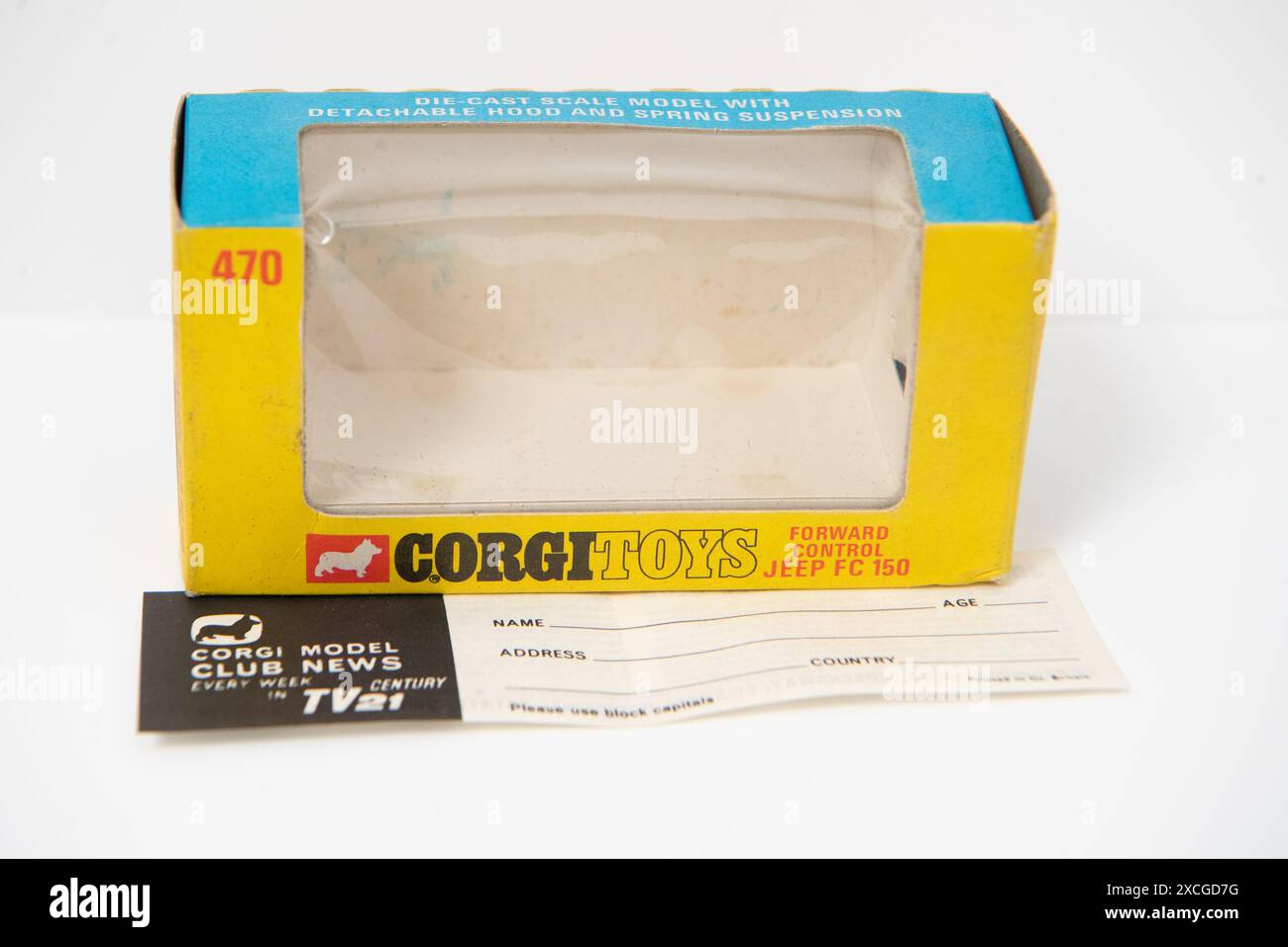 Vintage Original Corgi Toys 470 Forward Control Jeep FC 150 Blue Model ...