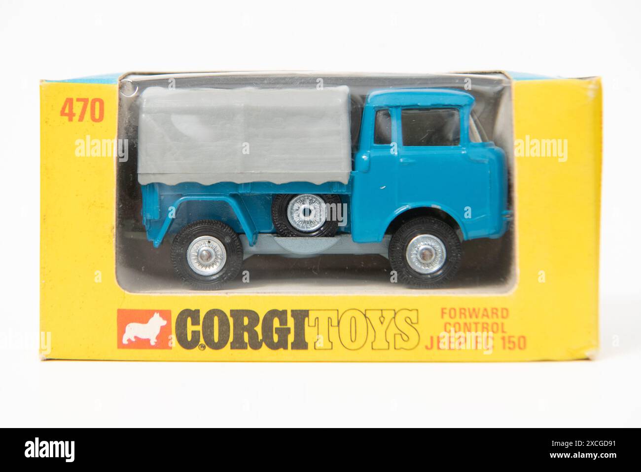 Vintage Original Corgi Toys 470 Forward Control Jeep FC 150 Blue Model ...