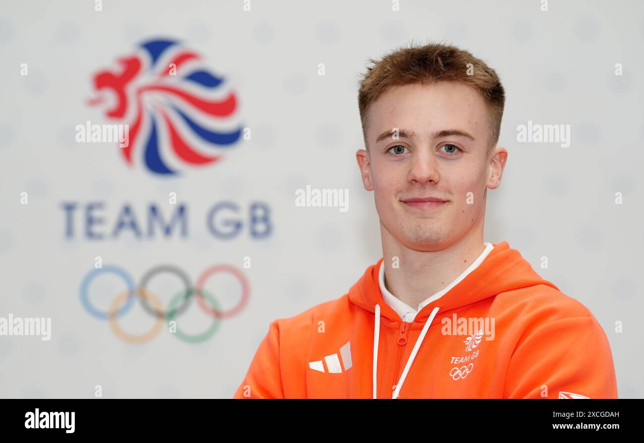 Luke Whitehouse during a Team GB kitting out session for the Paris ...