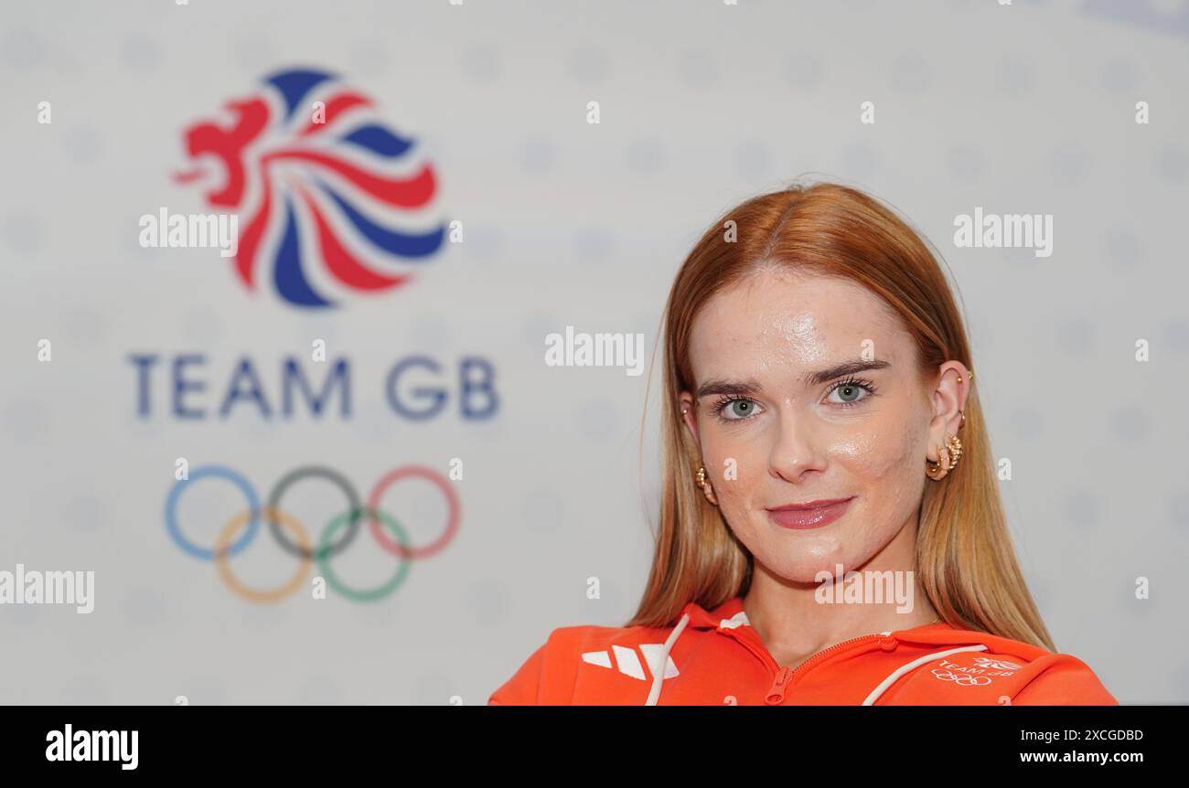 Alice Kinsella during a Team GB kitting out session for the Paris ...