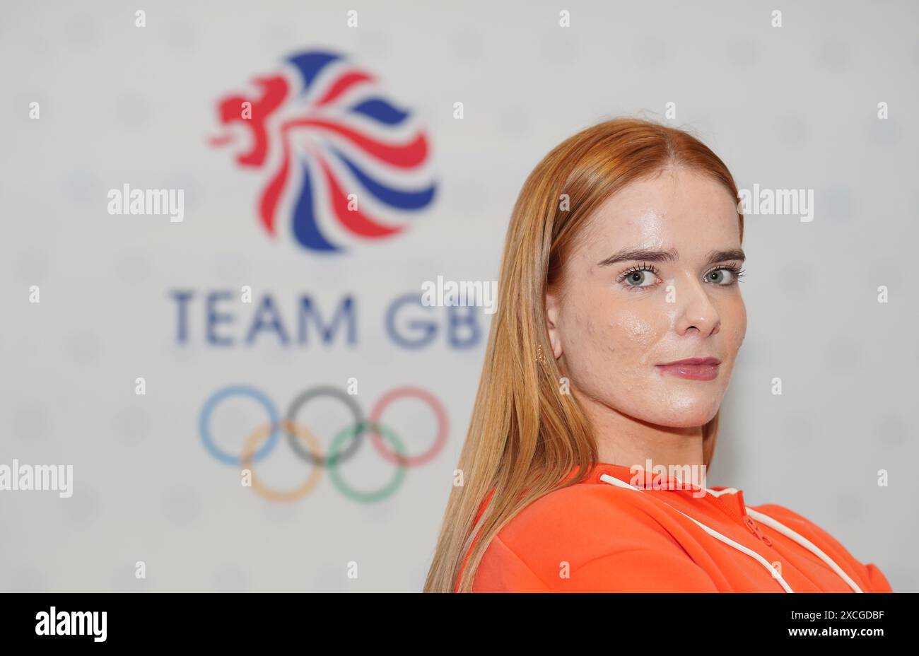 Alice Kinsella during a Team GB kitting out session for the Paris ...
