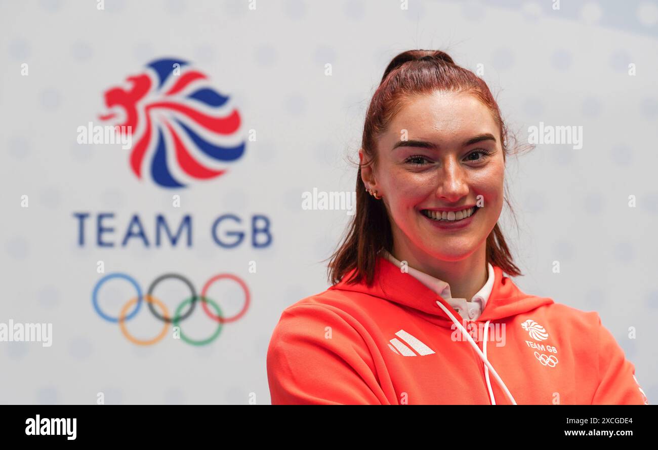Izzy Songhurst during a Team GB kitting out session for the Paris ...