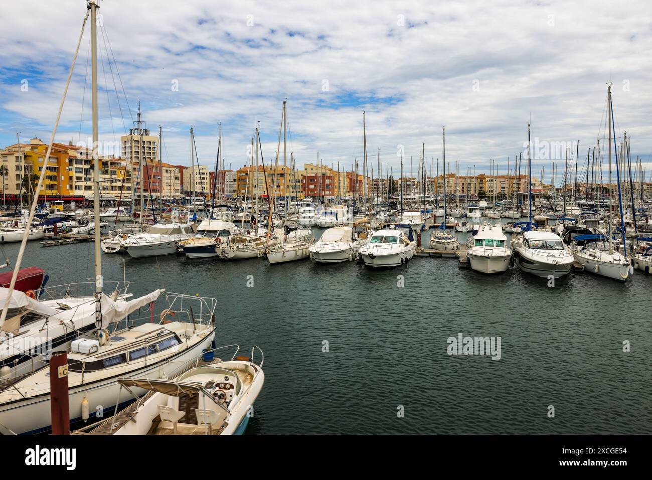 Cap D'Ague Harbour Stock Photo - Alamy