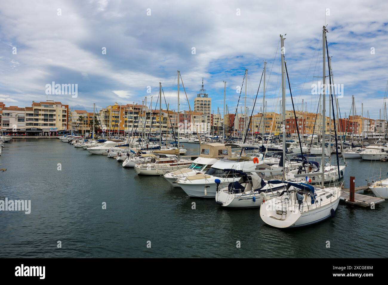 Cap D'Ague Harbour Stock Photo - Alamy
