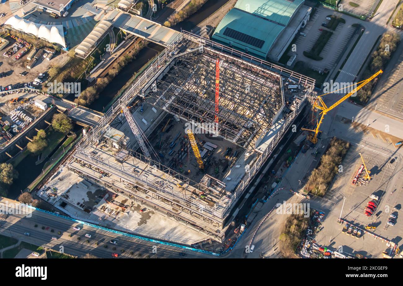 Aerial photo of the new coop live music arena under construction Stock ...