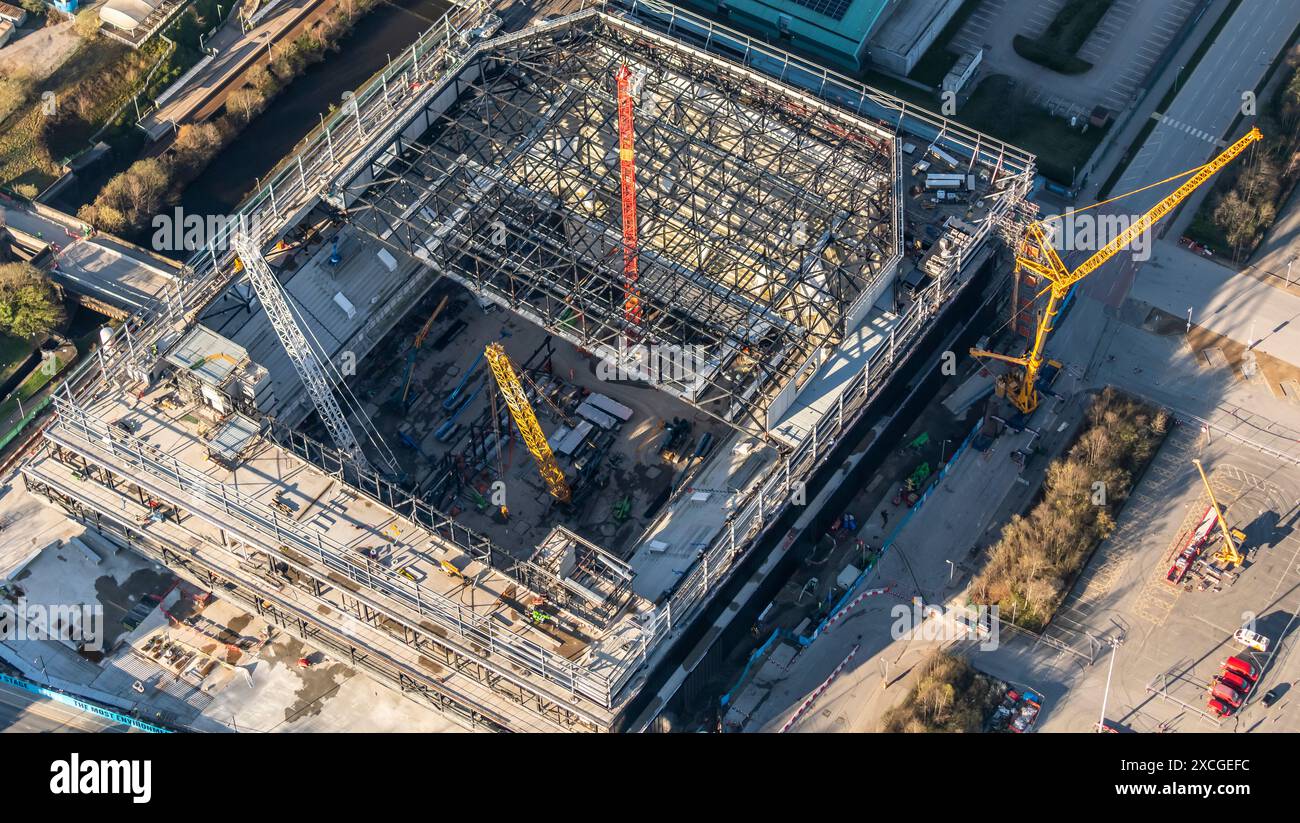 Aerial photo of the new coop live music arena under construction Stock ...