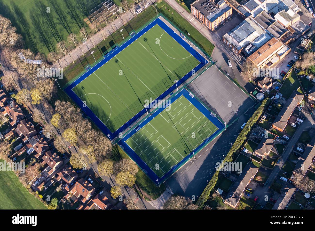 Aerial photo of Manchester Grammar School for Boys taken from 1500 feet ...