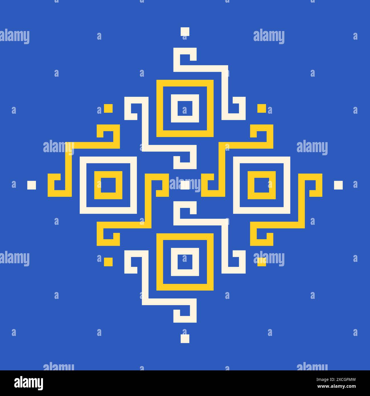 logo for traditional Ukrainian embroidery pattern, simple vector logo ...