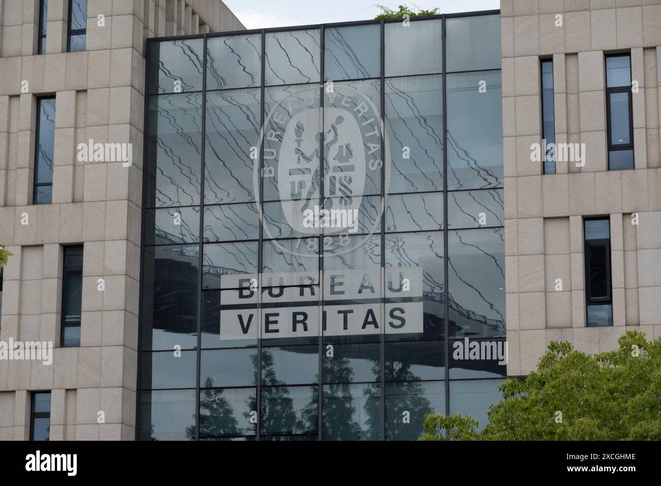SHANGHAI, CHINA - JUNE 17, 2024 - The office building of Bureau Veritas ...