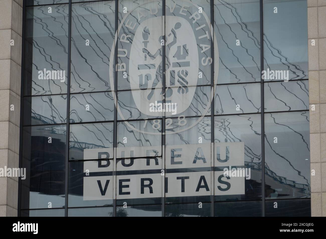 SHANGHAI, CHINA - JUNE 17, 2024 - The office building of Bureau Veritas ...